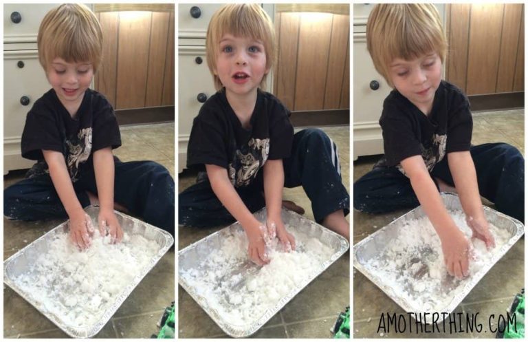 Homemade “Magic” Snow Kids Craft Activity | It's a Mother Thing
