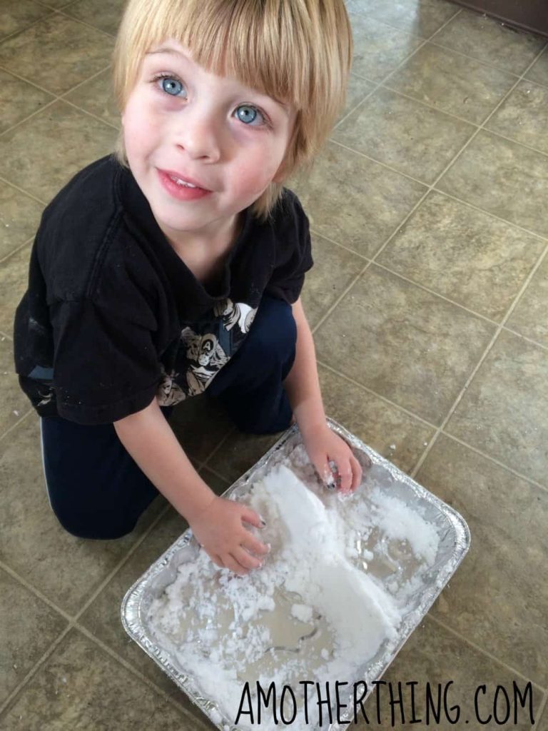 Homemade “Magic” Snow Kids Craft Activity | It's a Mother Thing