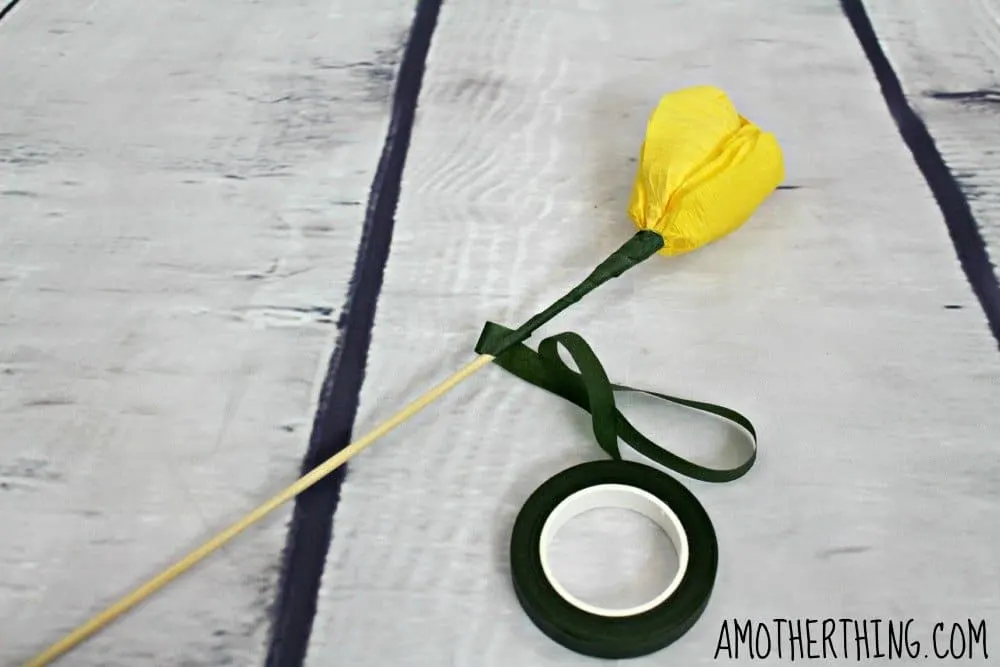 Easy DIY Crepe Paper Tulips Craft Tutorial | It's a Mother Thing