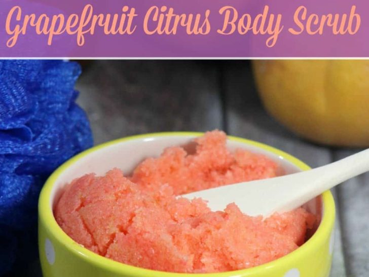 DIY Grapefruit Citrus Body Scrub | It's a Mother Thing