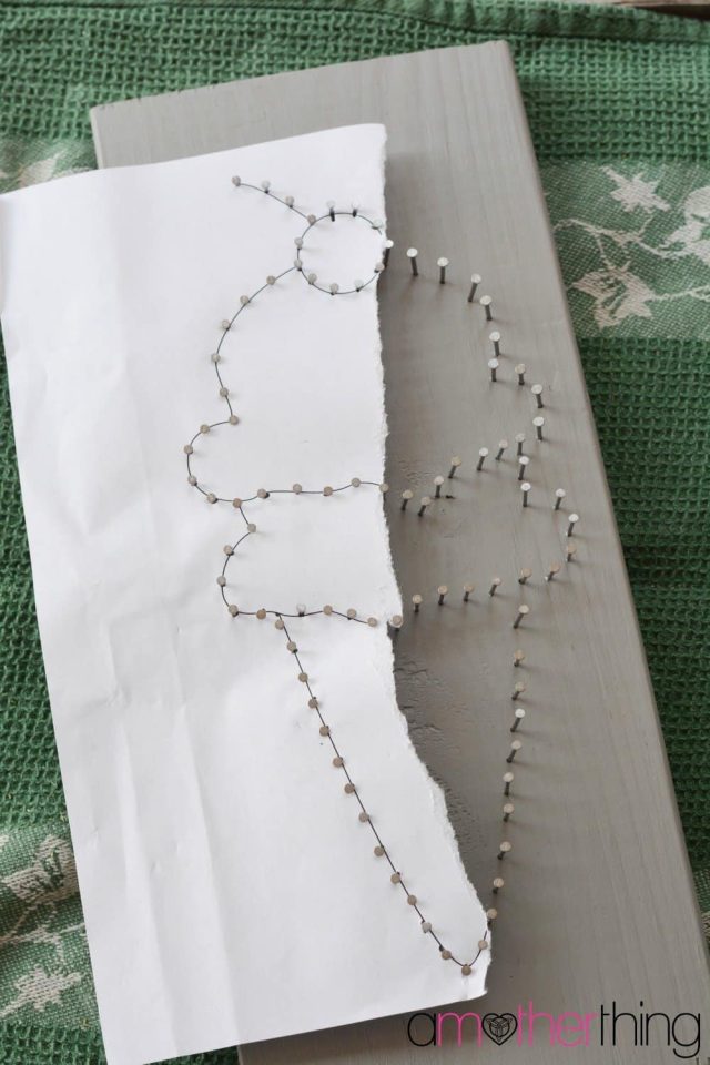 DIY String Art Ice Cream Cone With Template | It's a Mother Thing