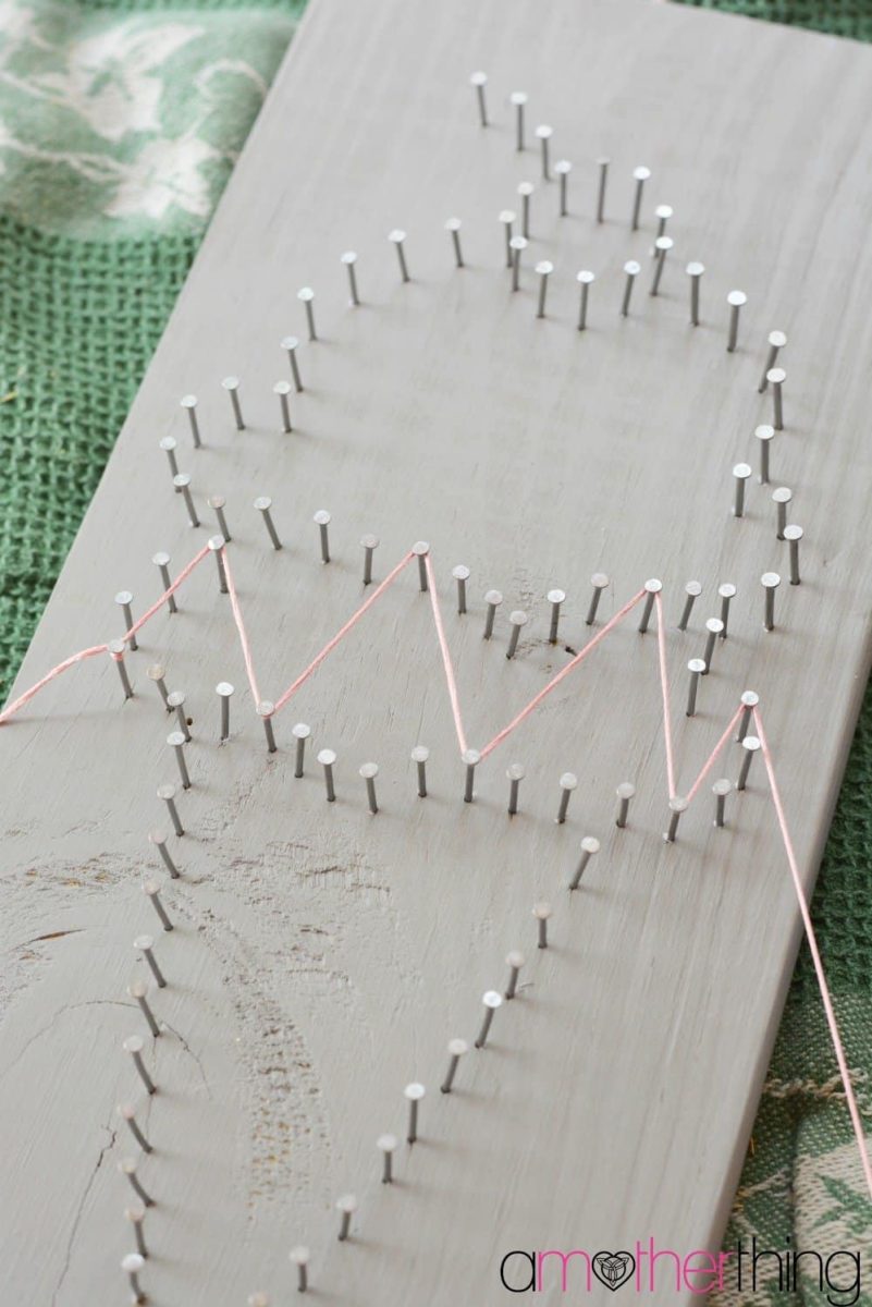 DIY String Art Ice Cream Cone With Template | It's a Mother Thing