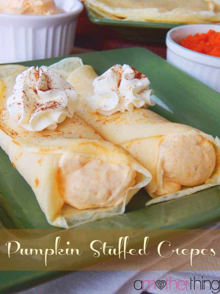 Pumpkin Stuffed Crepes | It's a Mother Thing