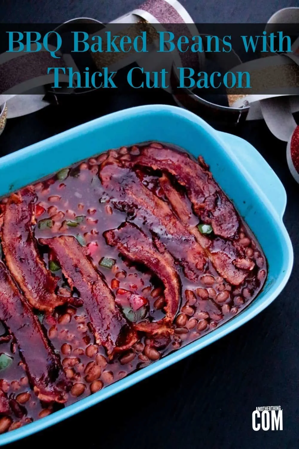 BBQ Baked Beans with Thick-Cut Bacon | It's a Mother Thing