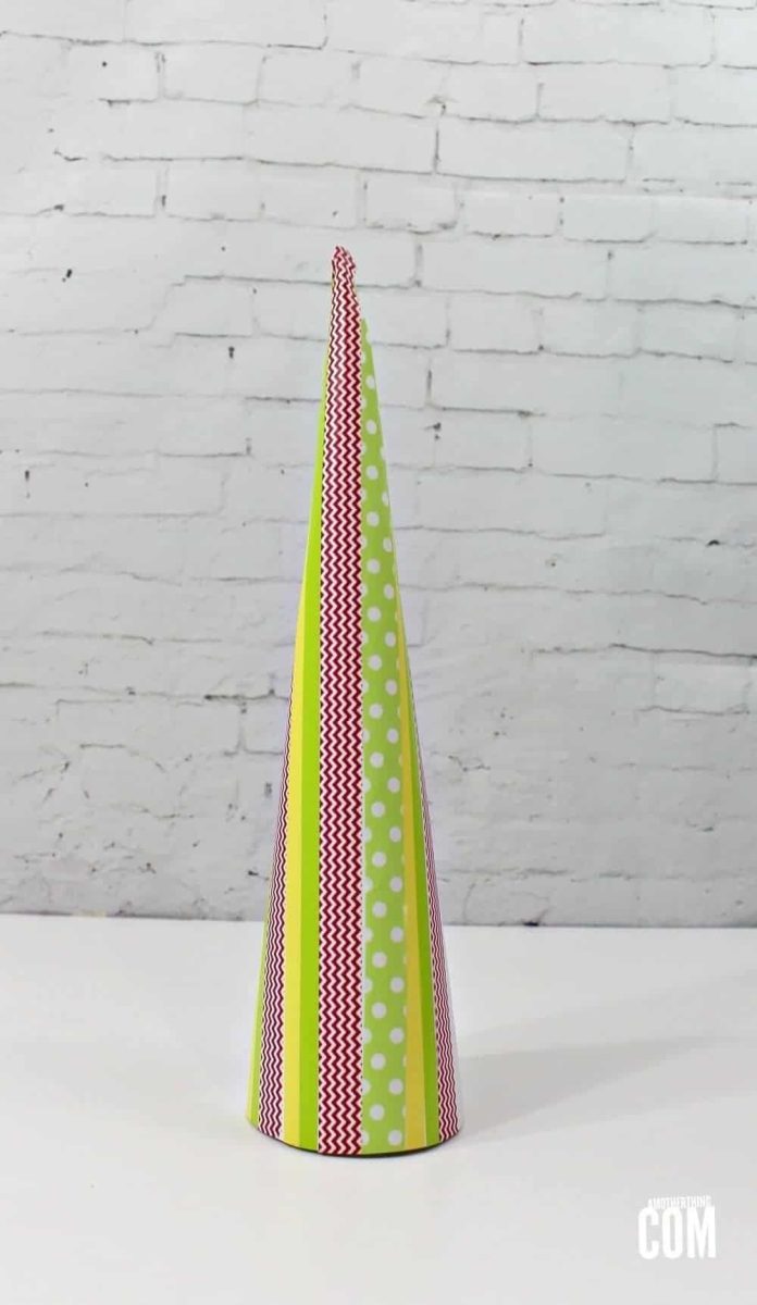 DIY Decorative Paper Christmas Trees | It's a Mother Thing