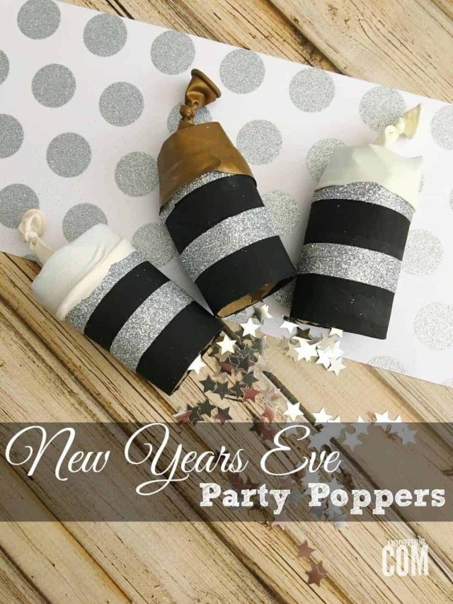 DIY New Years Eve Party Poppers | It's a Mother Thing