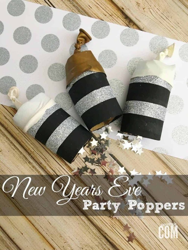 DIY New Years Eve Party Poppers | It's a Mother Thing