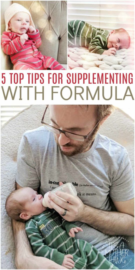 Five Top Tips for Supplementing With Formula | It's a Mother Thing