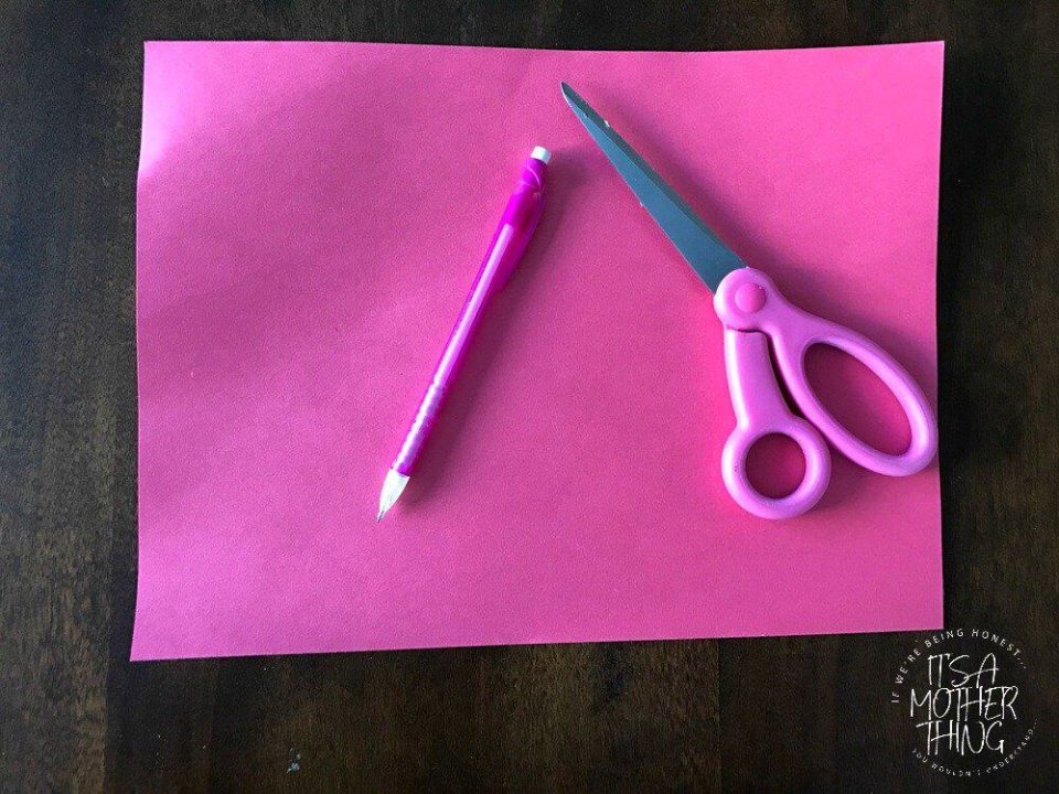 Heart Hands Construction Paper Valentine | It's a Mother Thing