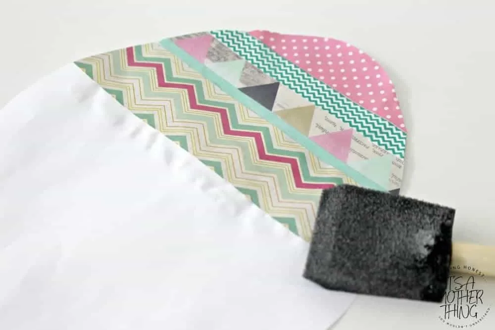 Washi Tape Easter Egg Wall Hanging Craft | It's a Mother Thing