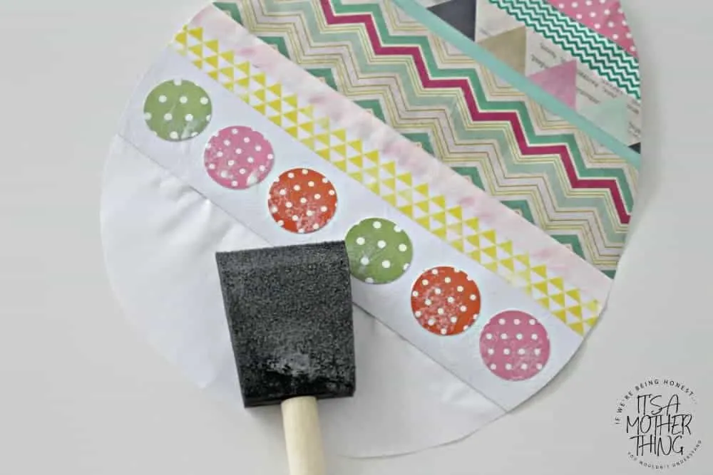 Washi Tape Easter Egg Wall Hanging Craft | It's a Mother Thing