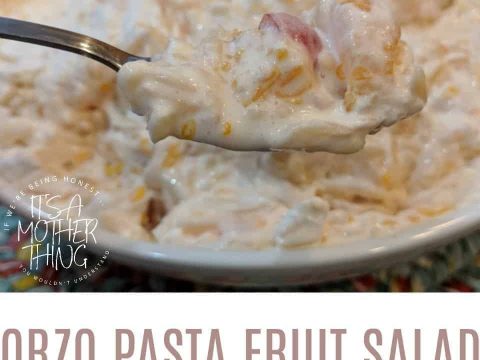 Orzo Pasta Fruit Salad | It's a Mother Thing