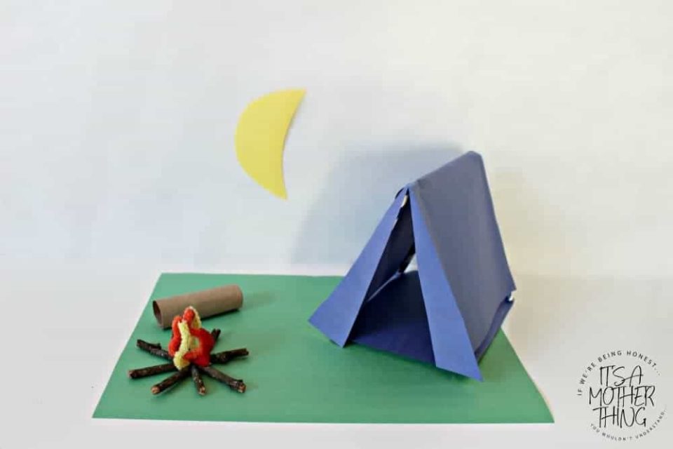 Easy DIY Campsite Playset for Toddlers | It's a Mother Thing