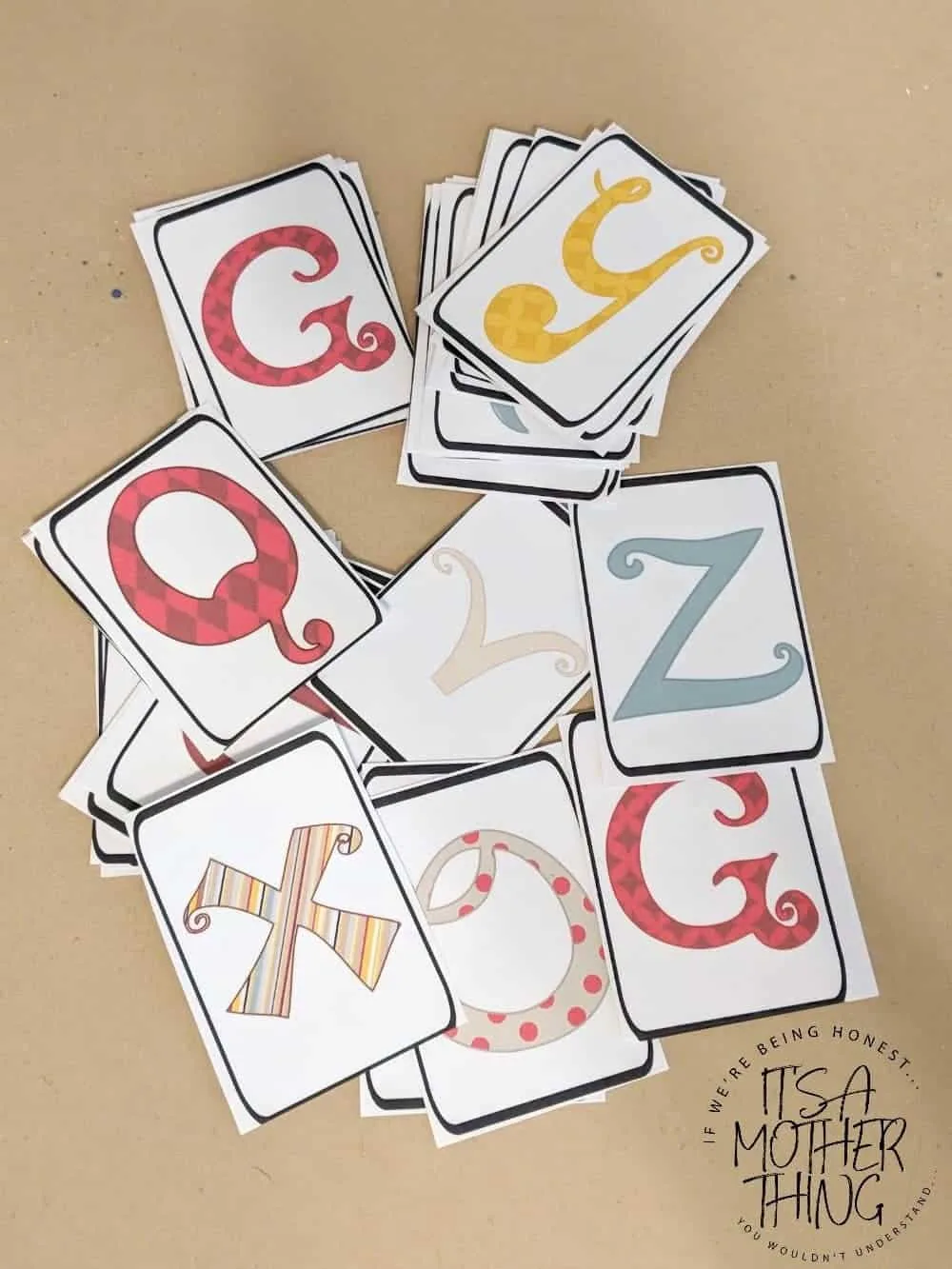 Printable Preschool Letter Matching Memory Game | It's a Mother Thing