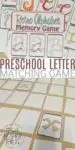 Printable Preschool Letter Matching Memory Game | It's a Mother Thing