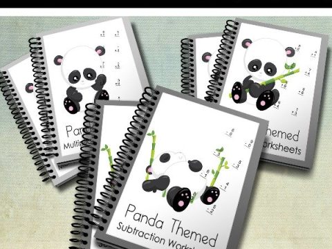 Printable Panda-Themed Math Worksheets | It's a Mother Thing