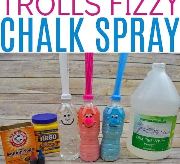 DIY Trolls Fizzy Chalk Spray Paint | It's a Mother Thing