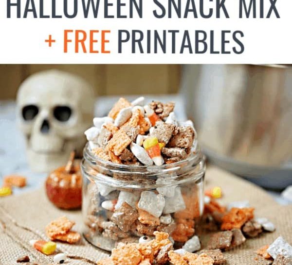 Halloween Snack Mix + Free Printables | It's a Mother Thing