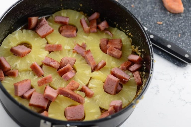 Spam Pineapple Upside Down Cake | It's a Mother Thing
