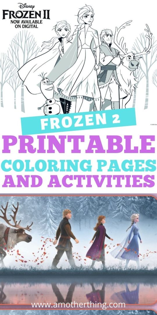 Disney's Frozen 2 Printable Coloring Pages and Activity Sheets | It's a ...