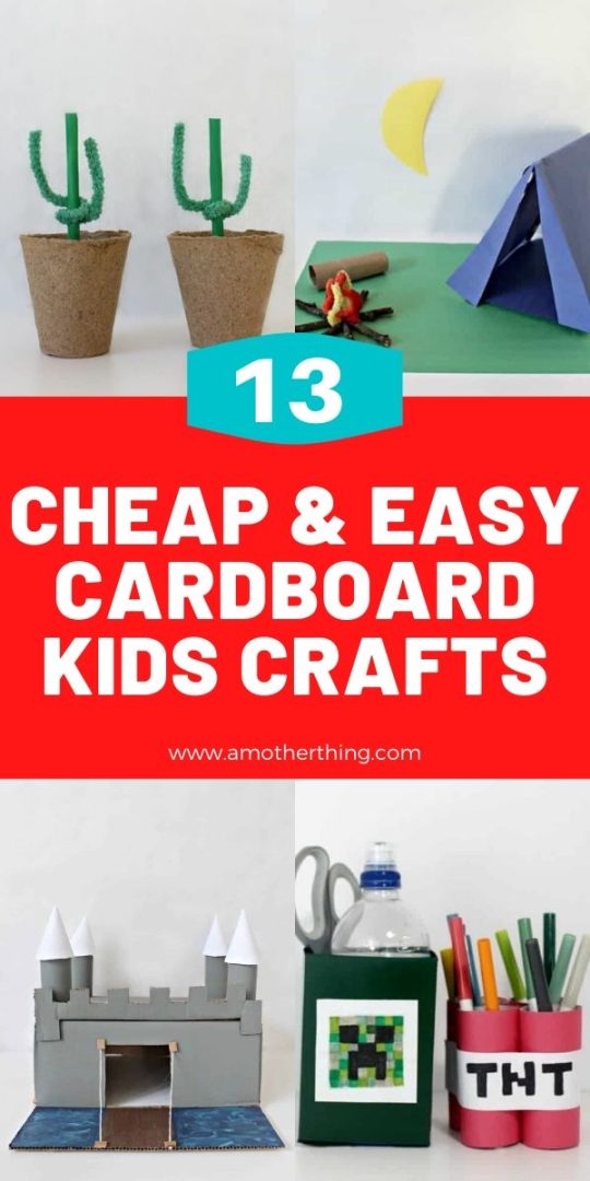 13 Simple Cardboard Crafts To Make With Your Kids | It's a Mother Thing