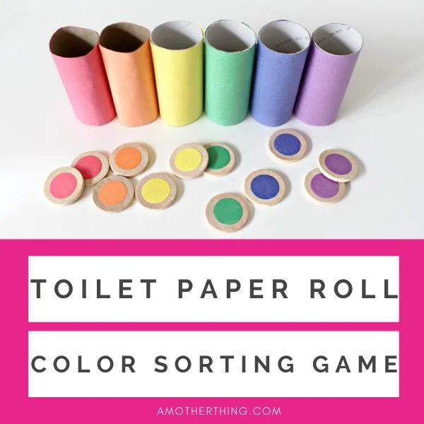 Craft Stick Color Toss Sorting Game | It's a Mother Thing