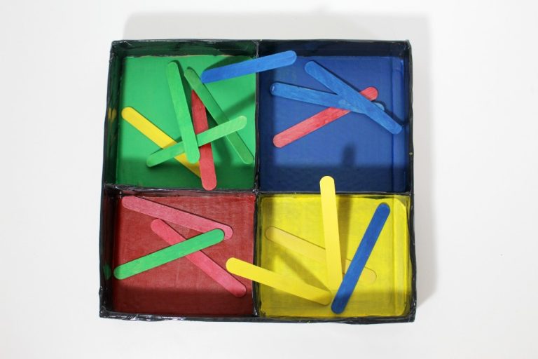 Craft Stick Color Toss Sorting Game | It's a Mother Thing