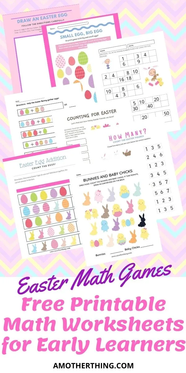 Free Printable Easter Math Worksheets | It's a Mother Thing