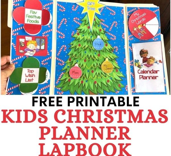 Free Printable Kid’s Christmas Planner Lapbook | It's a Mother Thing