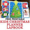 Free Printable Kid’s Christmas Planner Lapbook | It's a Mother Thing