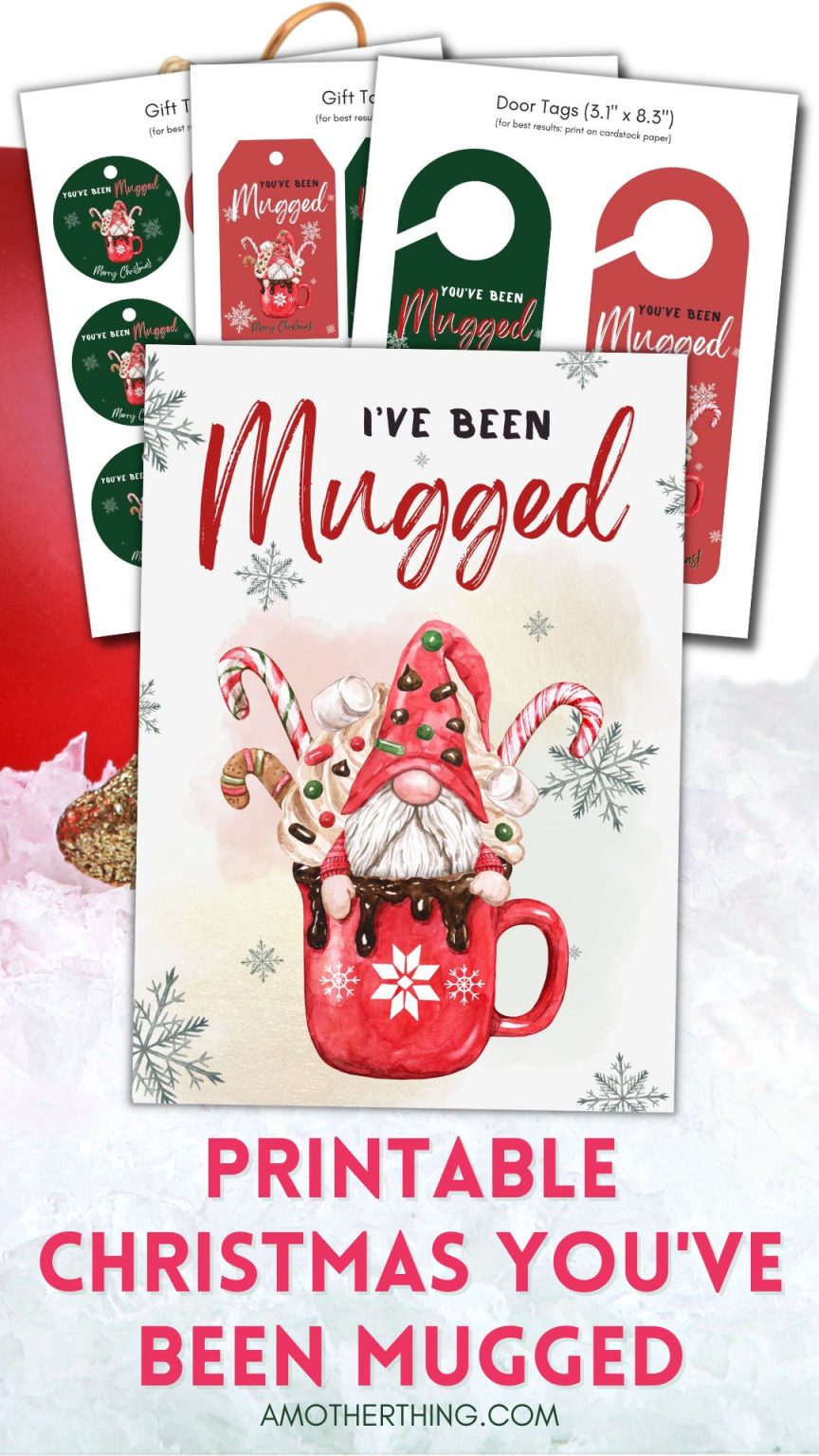 Printable "You've Been Mugged" Game | It's a Mother Thing