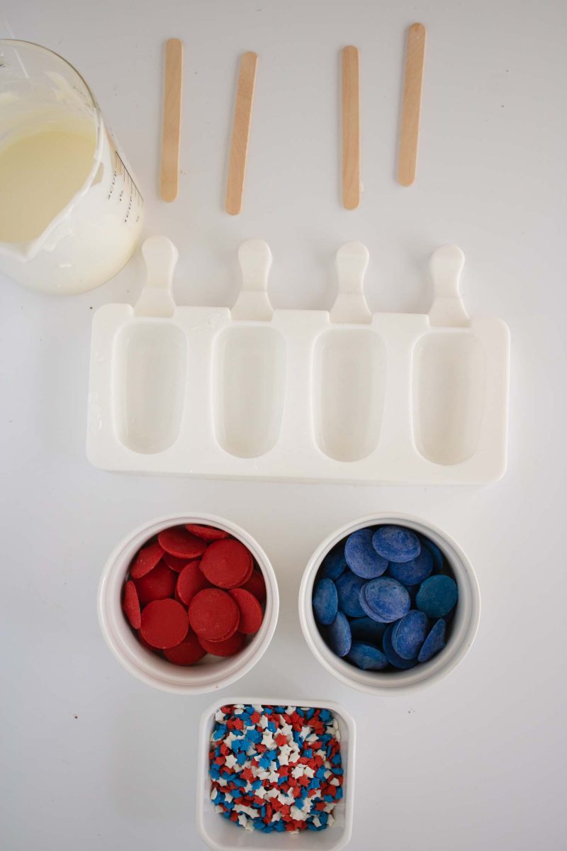 Red, White and Blue Patriotic Popsicles | It's a Mother Thing