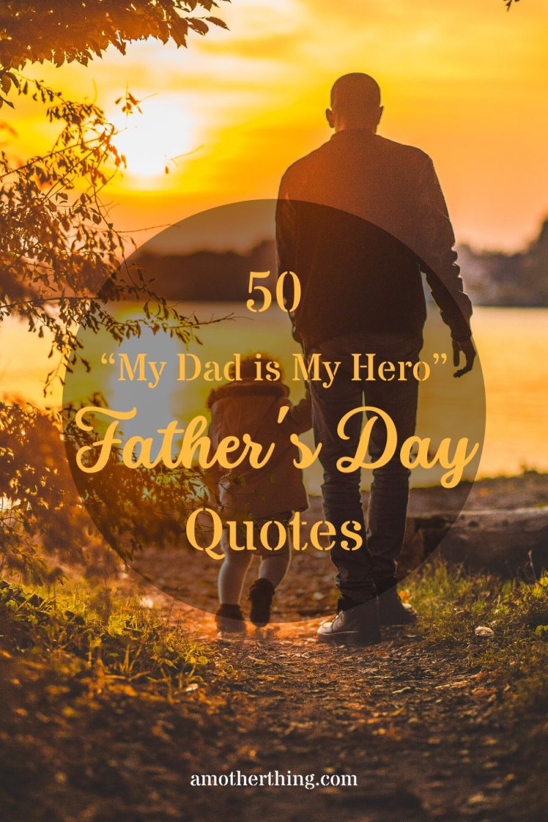 50 Best My Dad is My Hero Quotes for Father's Day | It's a Mother Thing