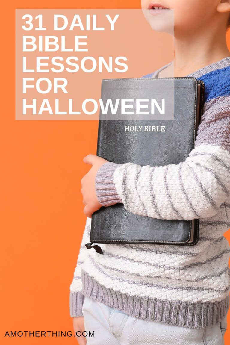 Never Fear! 31 Halloween Bible Lessons for Kids | It's a Mother Thing