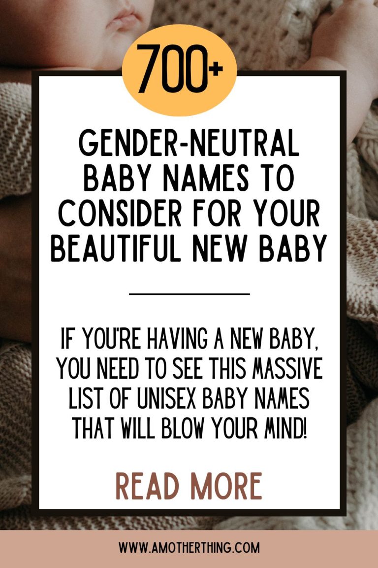 700+ Popular Unisex Baby Names And Their Meanings | It's a Mother Thing