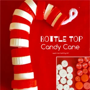 Fun Candy Cane Christmas Crafts & Decorations Ideas